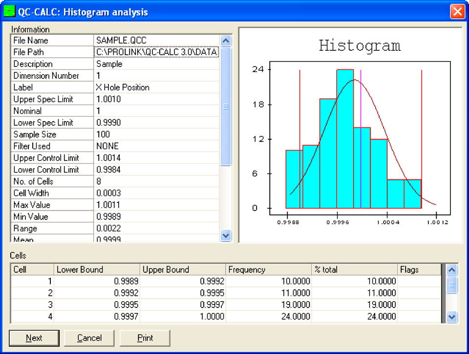 Machine Tool Data - PQI Probing